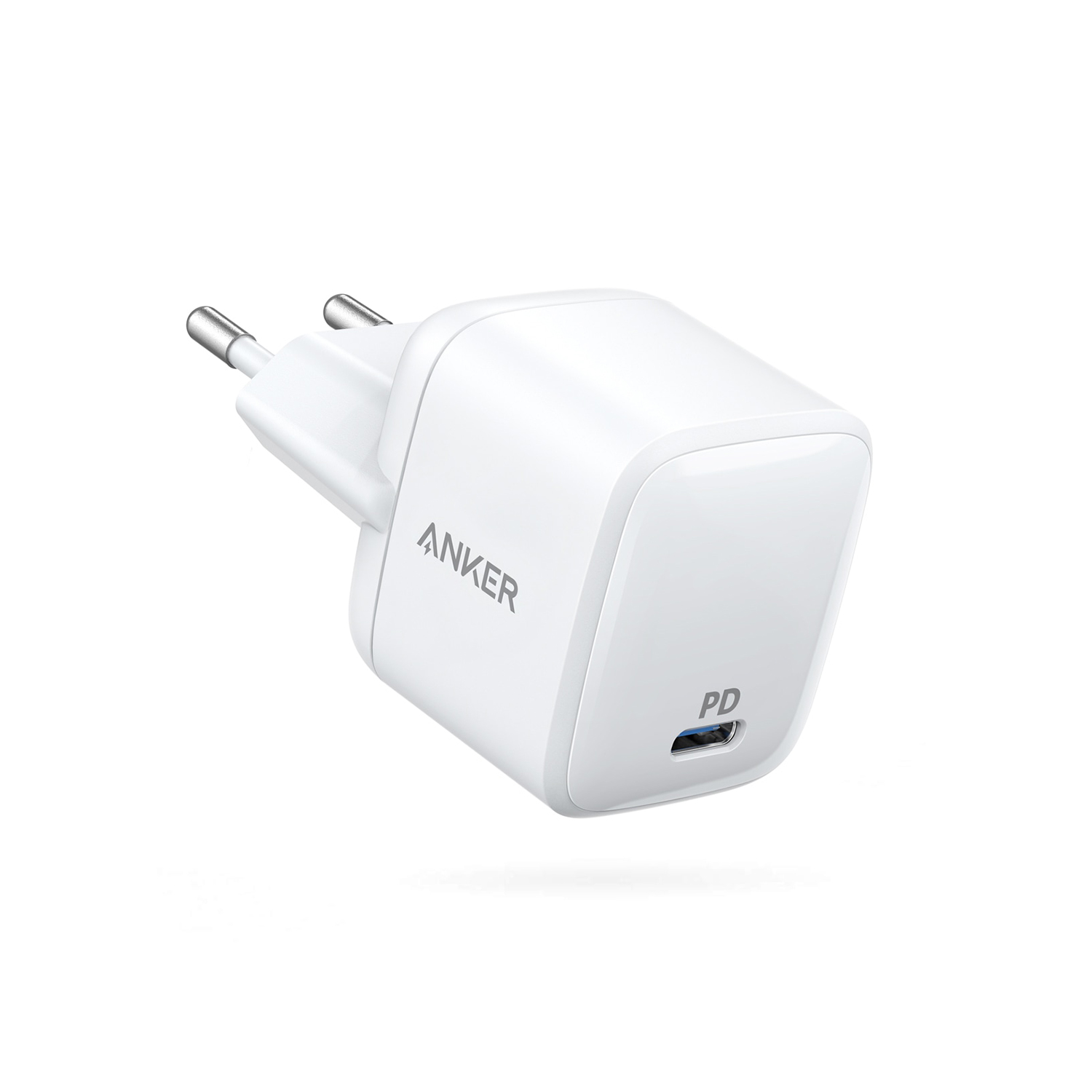 Сетевое зарядное устройство Anker PowerPort Atom, 1xUSB Type-C, 3 A, white