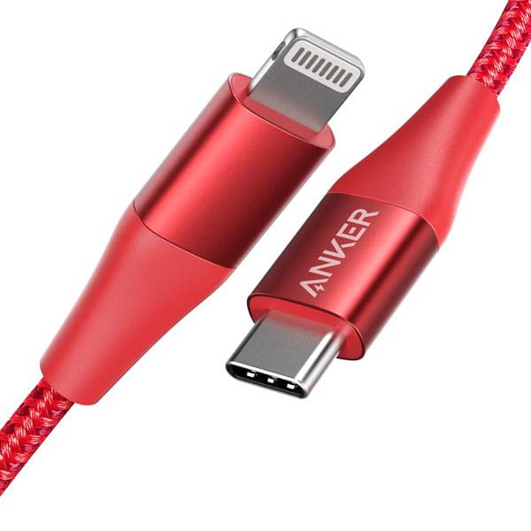 Кабель Anker PowerLine+II USB-C LTG 90см Red