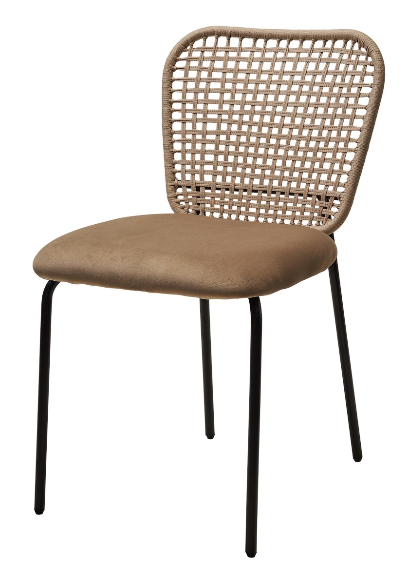 Комплект стульев M-City JUNO, цвет бежевый, 4 шт.