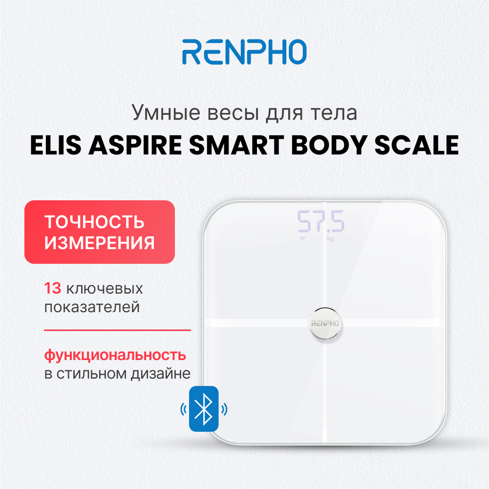 Весы напольные Renpho ES-BR001 белые