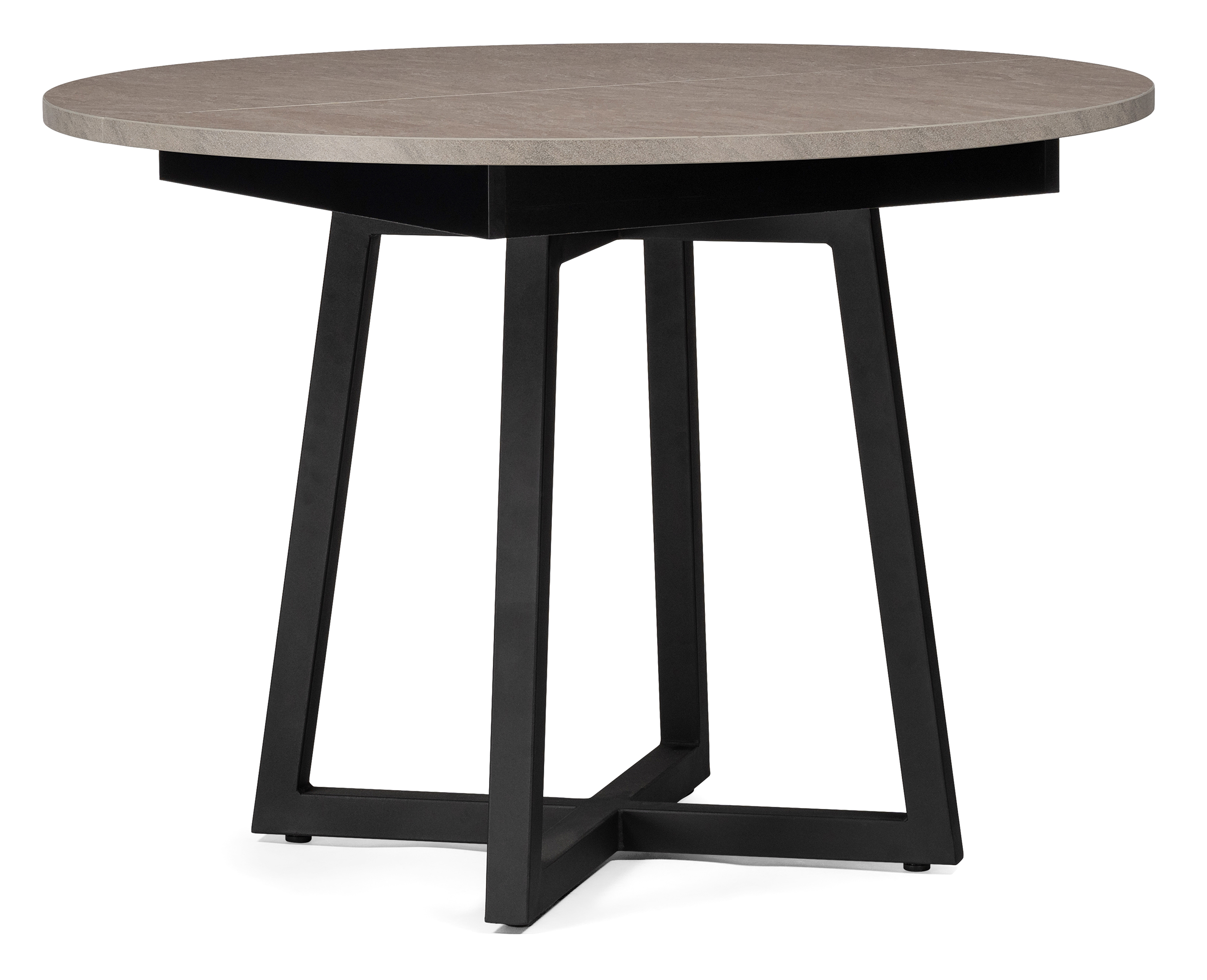 Деревянный стол Woodville Регна черный/бежевый