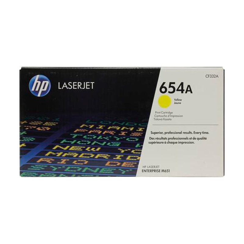 Картридж NV-print для принтеров HP CF332A 654A Yellow желтый совместимый