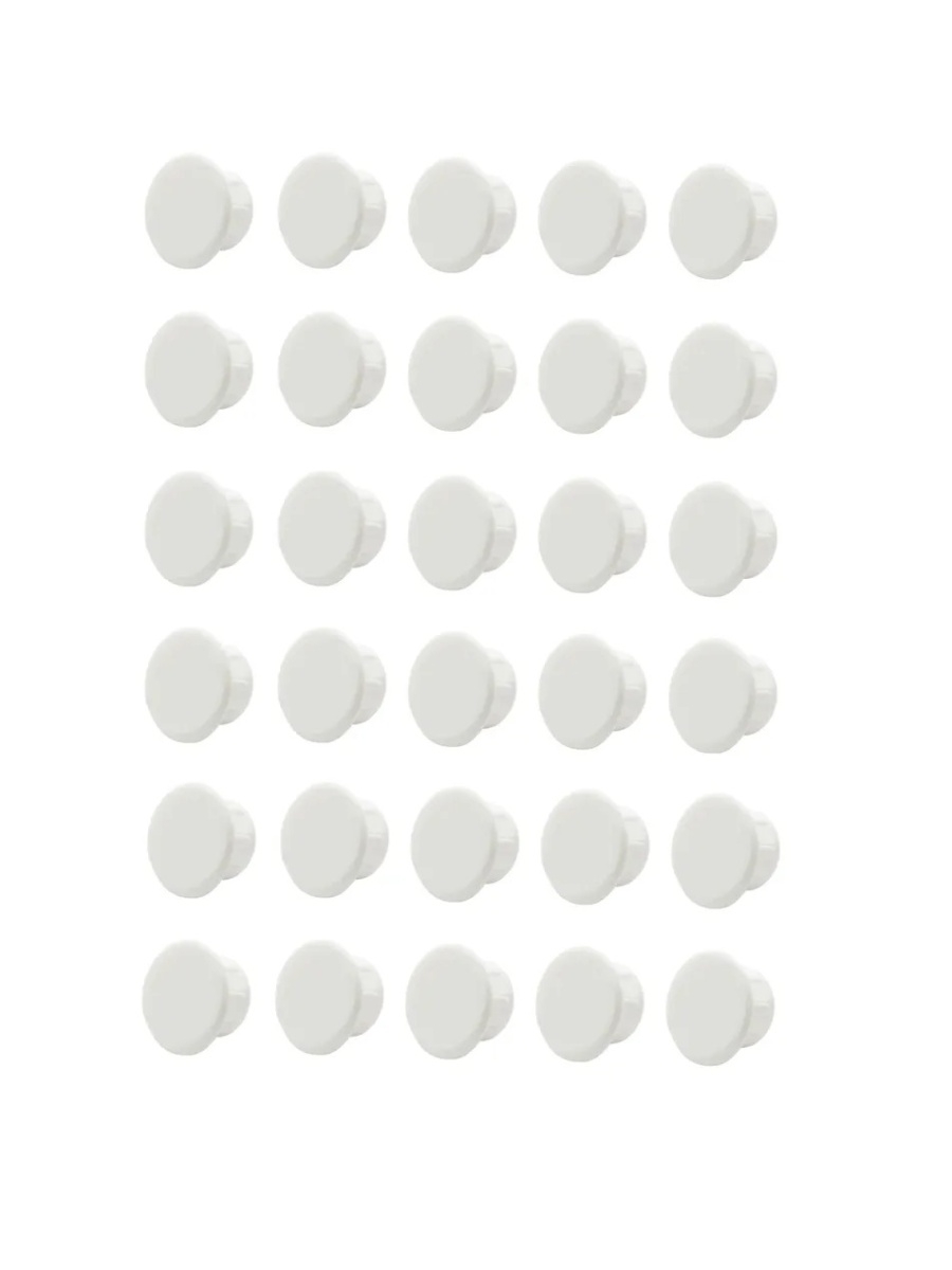 Заглушка мебельная Инталика MP00100, цвет белый