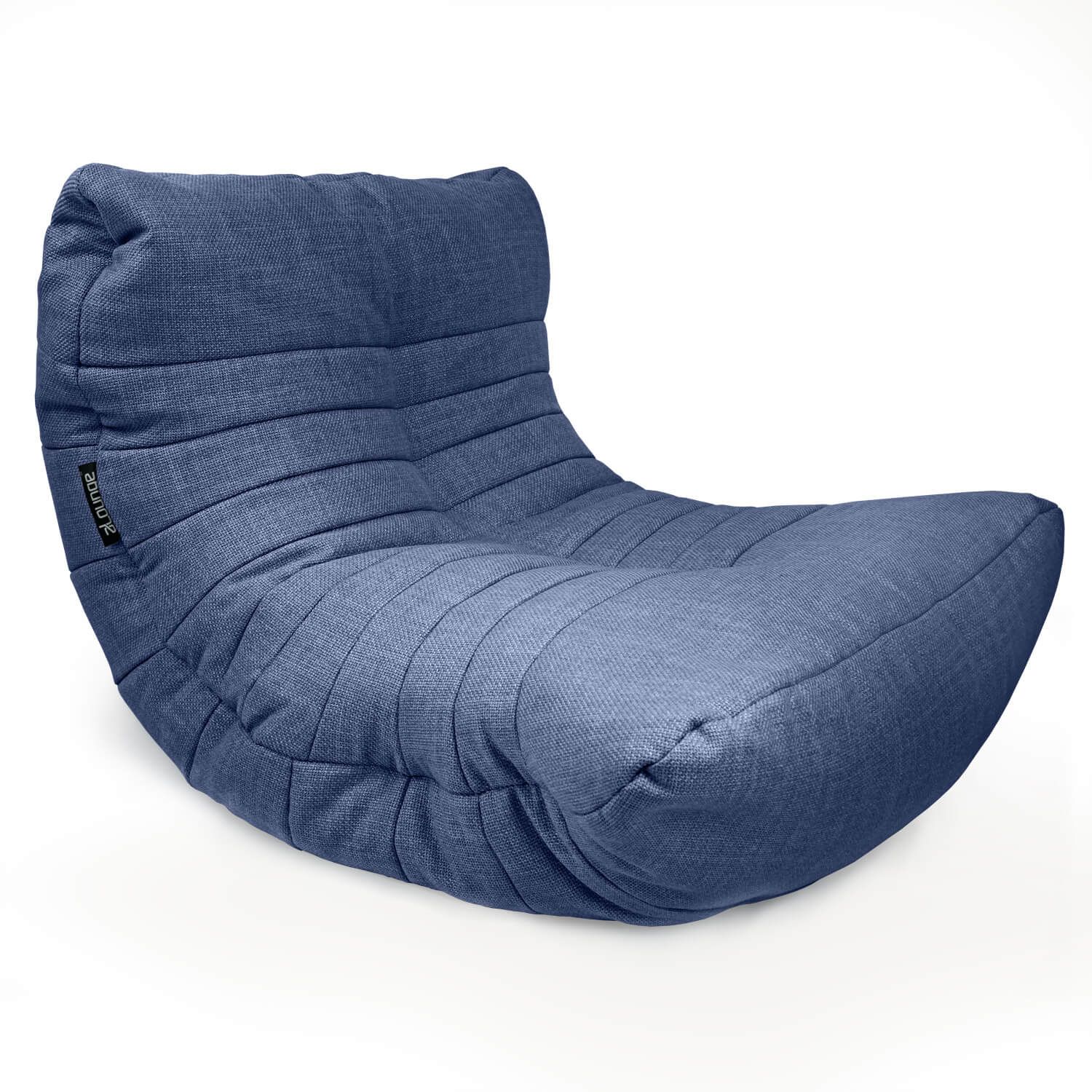Кресло-мешок для отдыха aLounge - Acoustic Sofa - Blue Jazz (рогожка, синий)