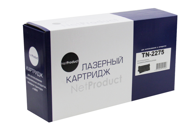 Картридж для лазерного принтера NetProduct TN-2275 Black