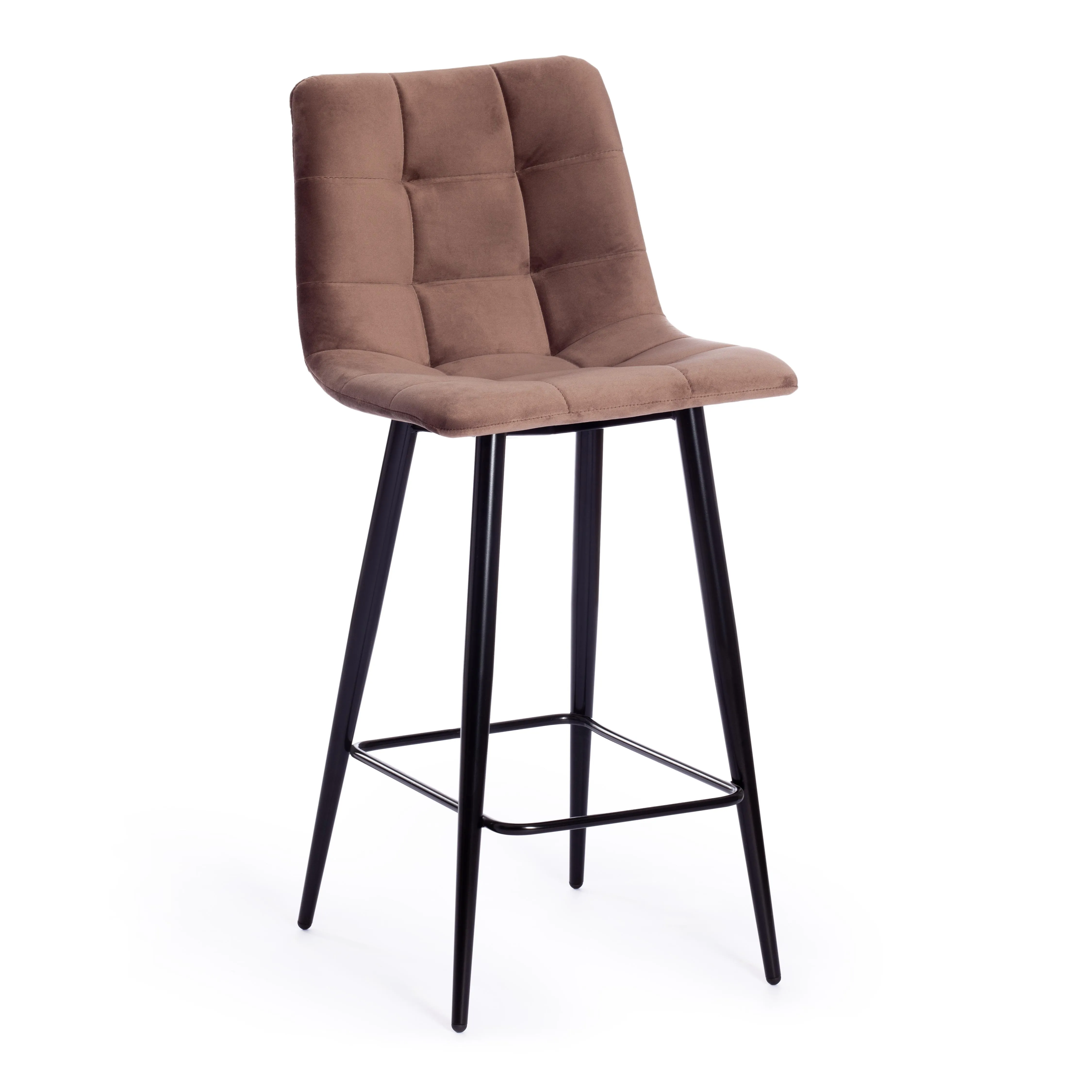 Полубарный стул TetChair 15456, коричневый