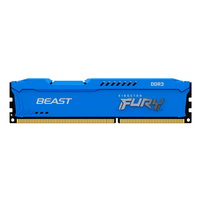 Оперативная память Kingston Fury Beast Blue 8Gb DDR-III 1600MHz (KF316C10B/8)