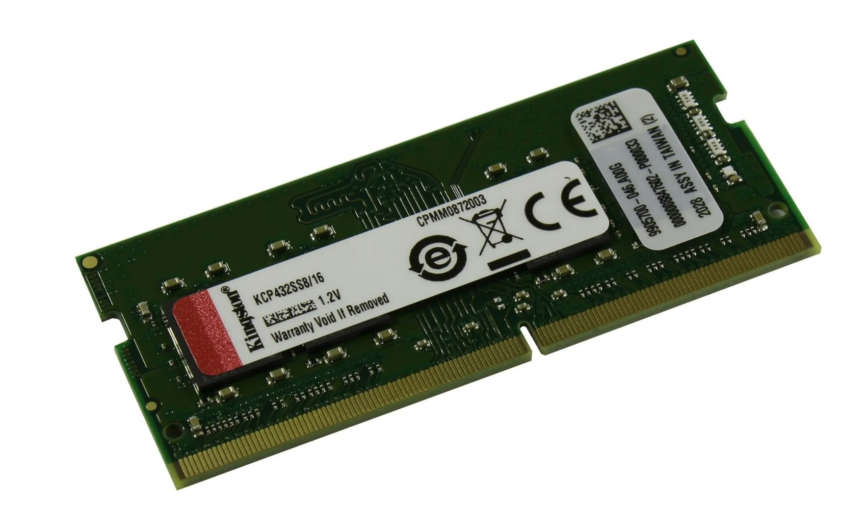 Оперативная память Kingston ValueRAM (KCP432SS8/16), DDR4 1x16Gb, 3200MHz