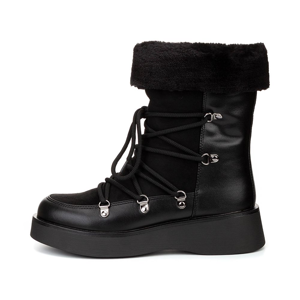 Полусапоги женские ZENDEN 25-12WB-109TW черные 36 RU