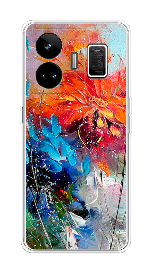 Чехол на Realme GT Neo 5 5G/GT 3 "Абстрактные цветы"