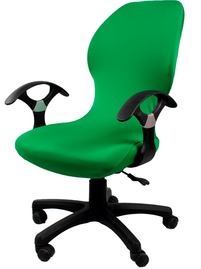 Чехол на компьютерное кресло и стул ГЕЛЕОС 709, темно-зеленый