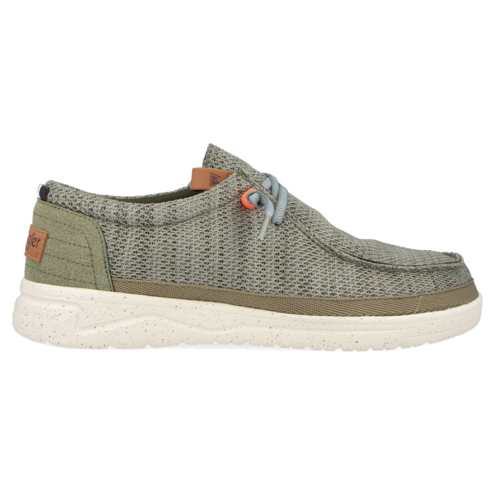 Полуботинки мужские Wrangler Makena Knit WM31170-020 зеленые 41 EU