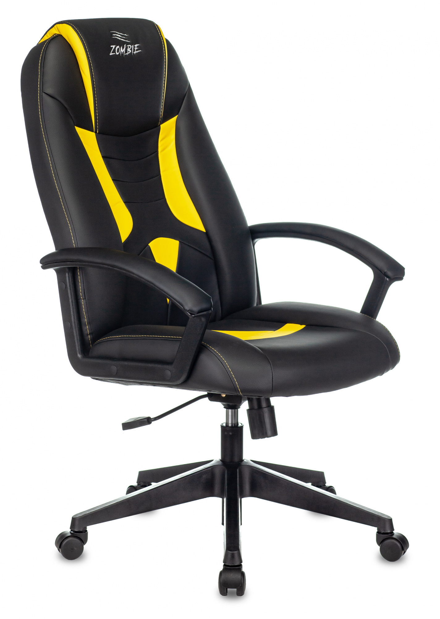 Игровое кресло Бюрократ Zombie 8 (Black/Yellow)