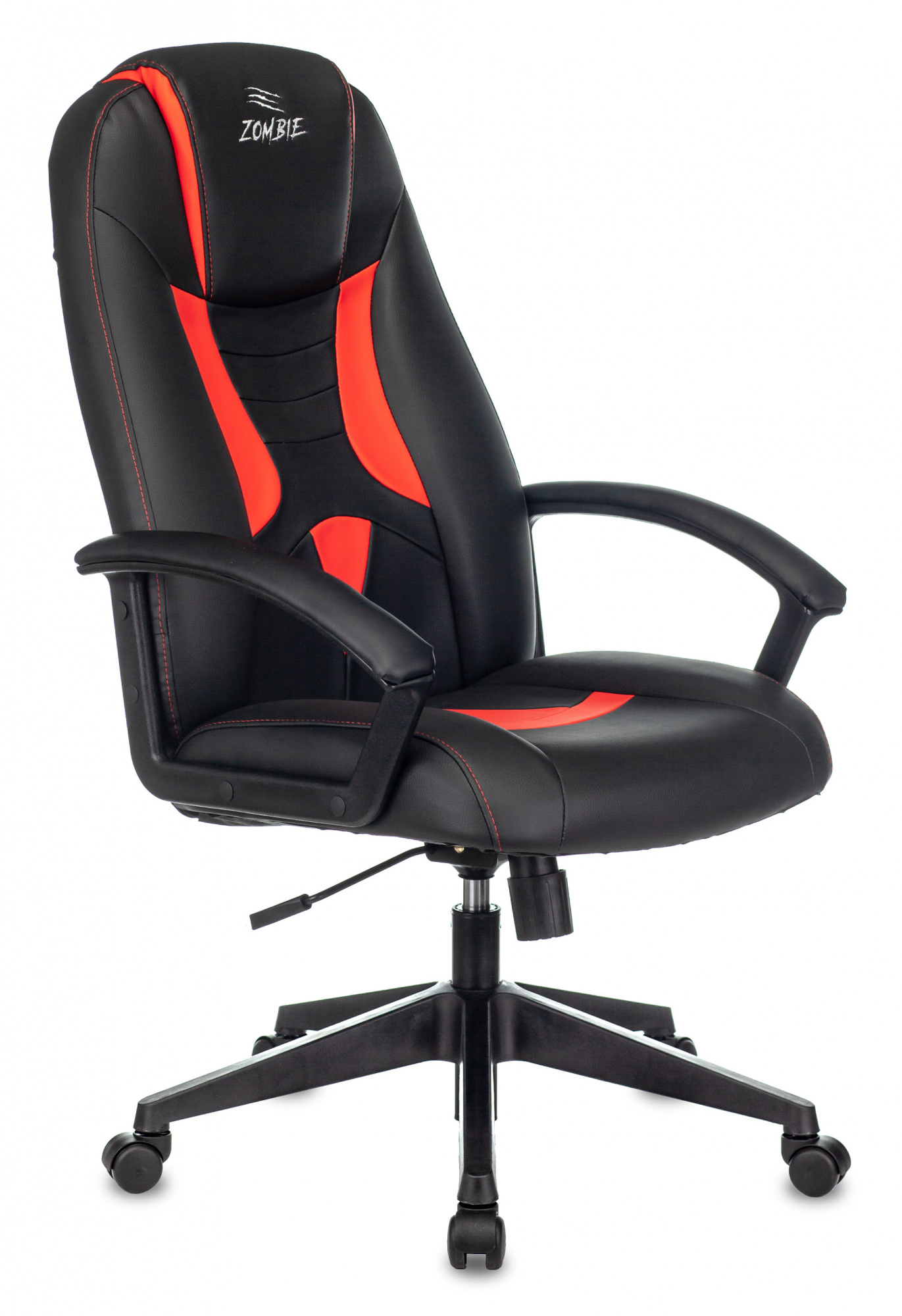Игровое кресло Бюрократ Zombie 8 (Black/Red)