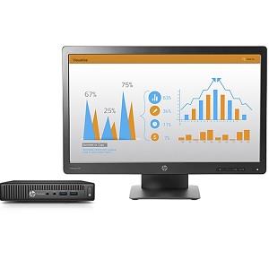 Неттоп HP ProDesk 400 G2 DM Mini + 23" монитор P232 черный (Z2J44ES)