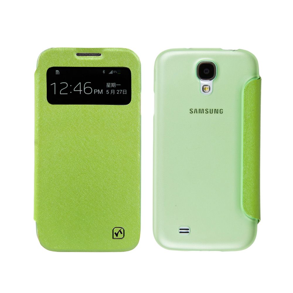 Футляр-книга боковой Hoco Ice View для Samsung Galaxy i9500 S4 green