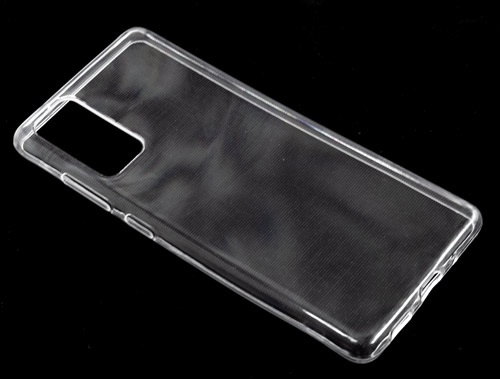 Силиконовый чехол Jack Case для Samsung S20 Lite прозрачный