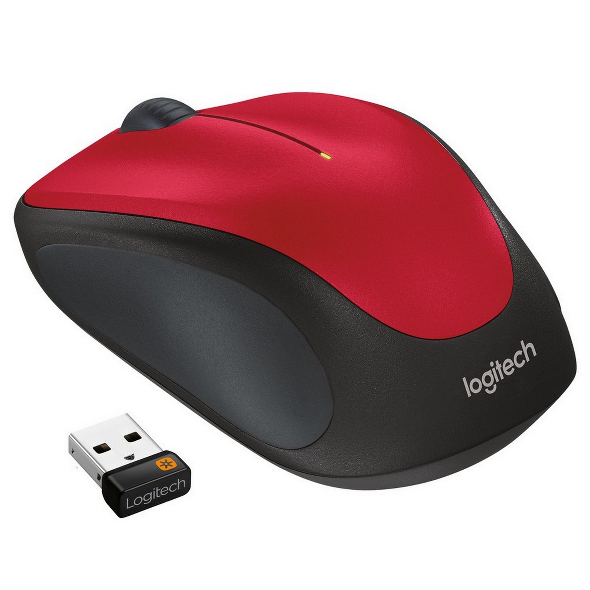 Беспроводная мышь Logitech M235 Red/Black (910-002496)