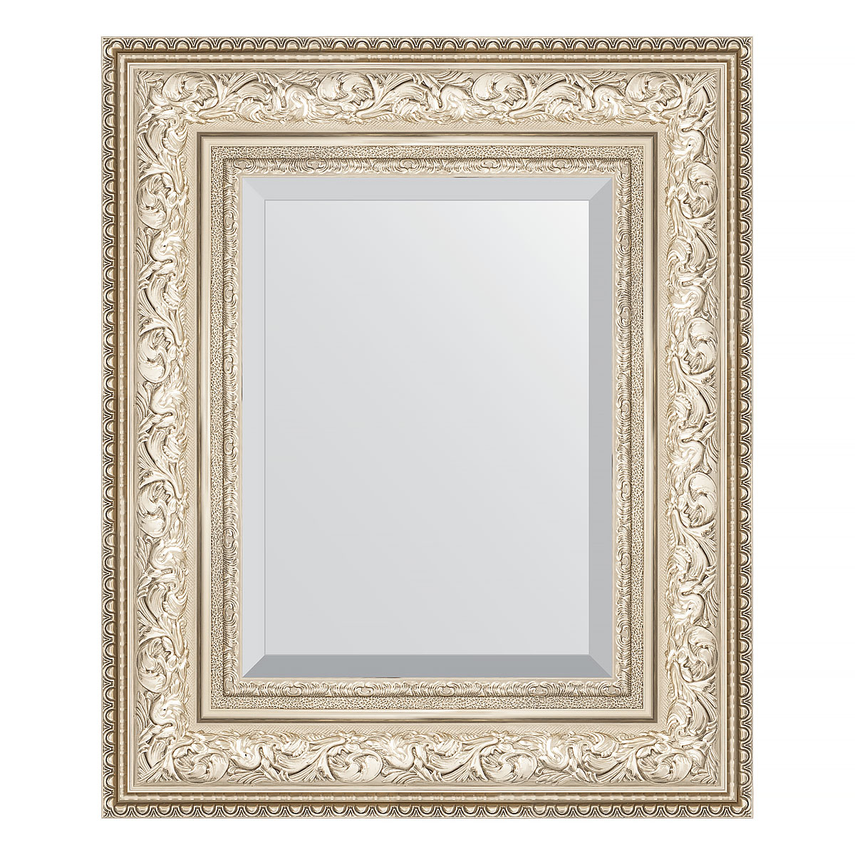 Зеркало в раме 51x61см Evoform BY 3374 виньетка серебро