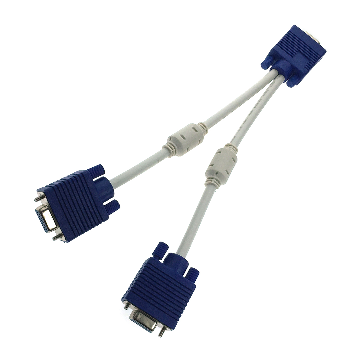 Разветвитель для компьютера Espada VGA 15 pin male to 2*VGA 15 pin female (EVGAM2xVGAF25)