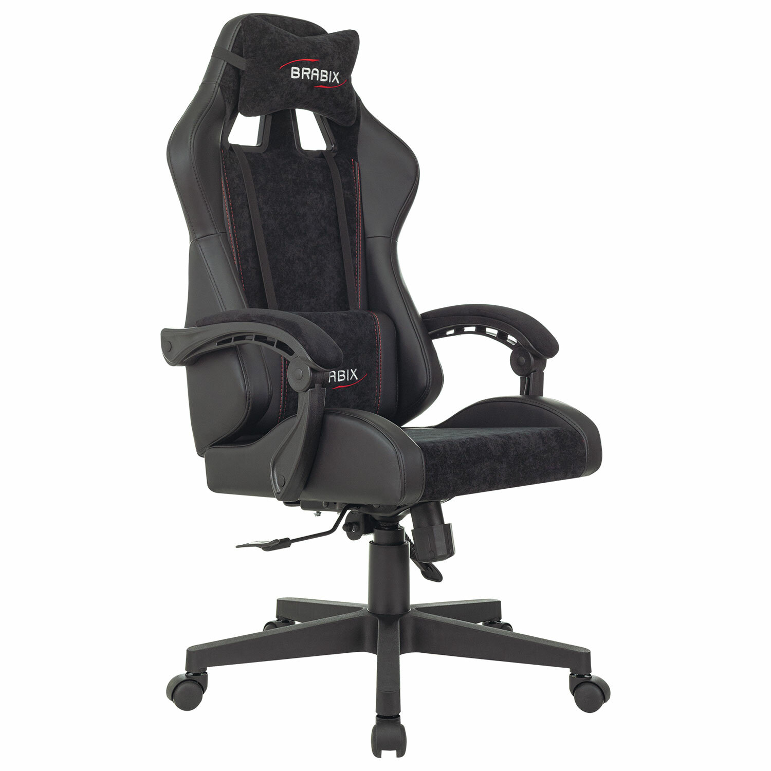 Кресло компьютерное Brabix Striker GM-121, 532962, экокожа, черное