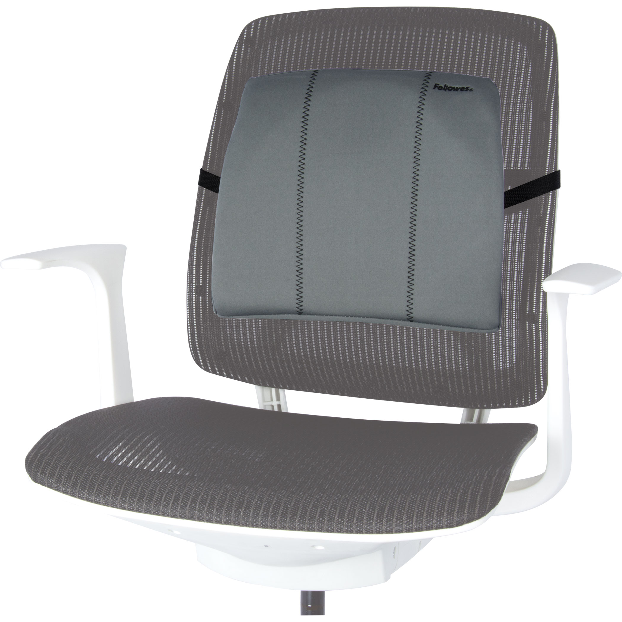 Fellowes Поддерживающая подушка Fellowes Slimline FS-91909 для офисного кресла серый