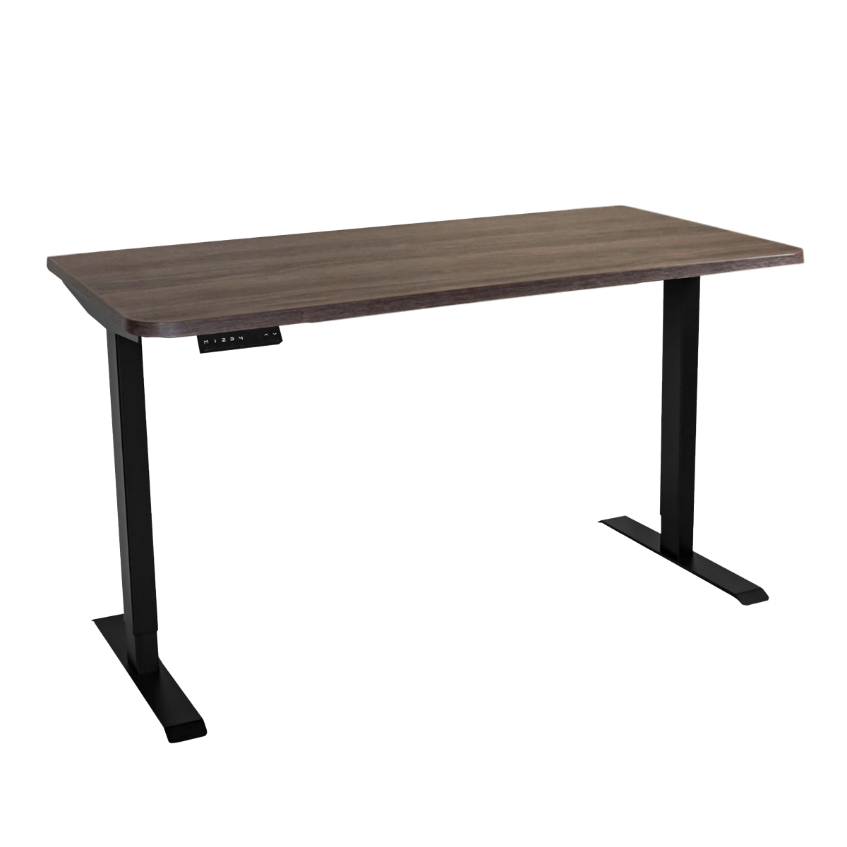Эргономичный подъемный стол LuxAlto 34291, Дуб коричневый ЛДСП 120x60 см, подстолье SR2