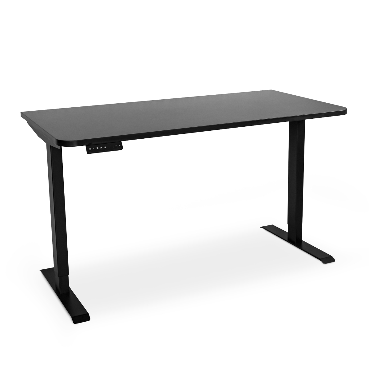 Геймерский стол с электроприводом LuxAlto 34286, Черный ЛДСП 140x70см, подстолье SR2