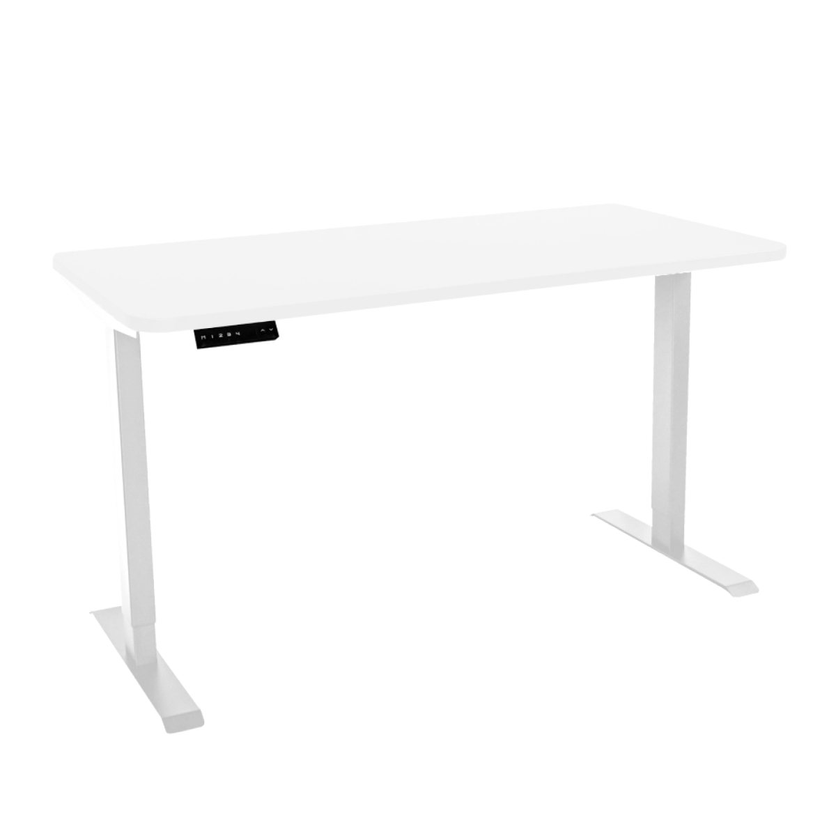 Письменный стол с электрорегулировкой высоты LuxAlto 34265, Белый 140x60 см, подстолье SR2