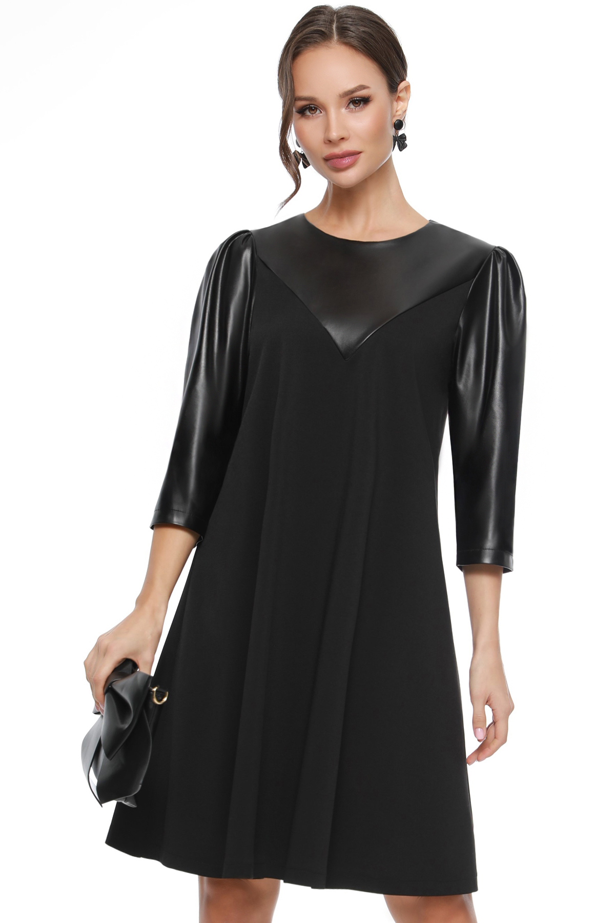 Платье женское DSTrend 0452 черное 50