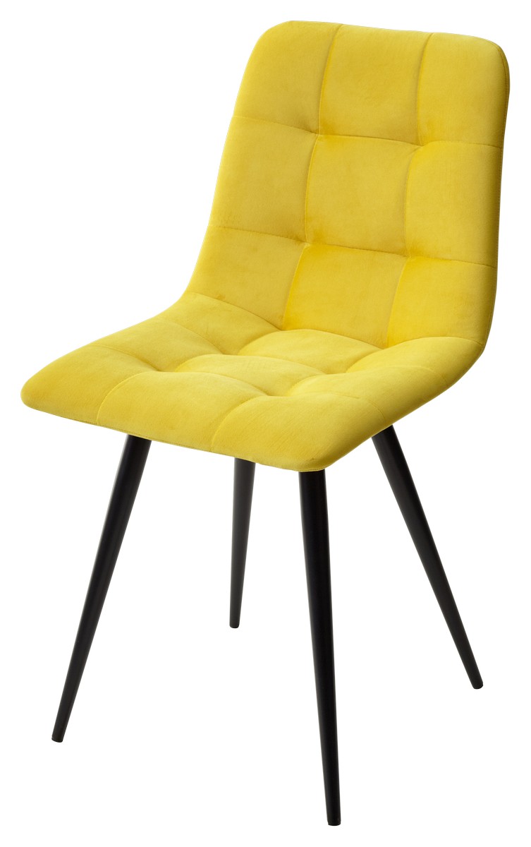 Комплект стульев 4 шт. M-City CHILLI-Q, желтый/черный