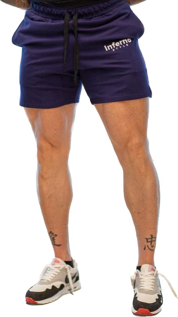 Спортивные шорты мужские INFERNO style Ш-007-001 синие 3XL