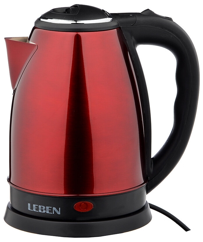 Чайник электрический LEBEN 291-071 1.8 л красный