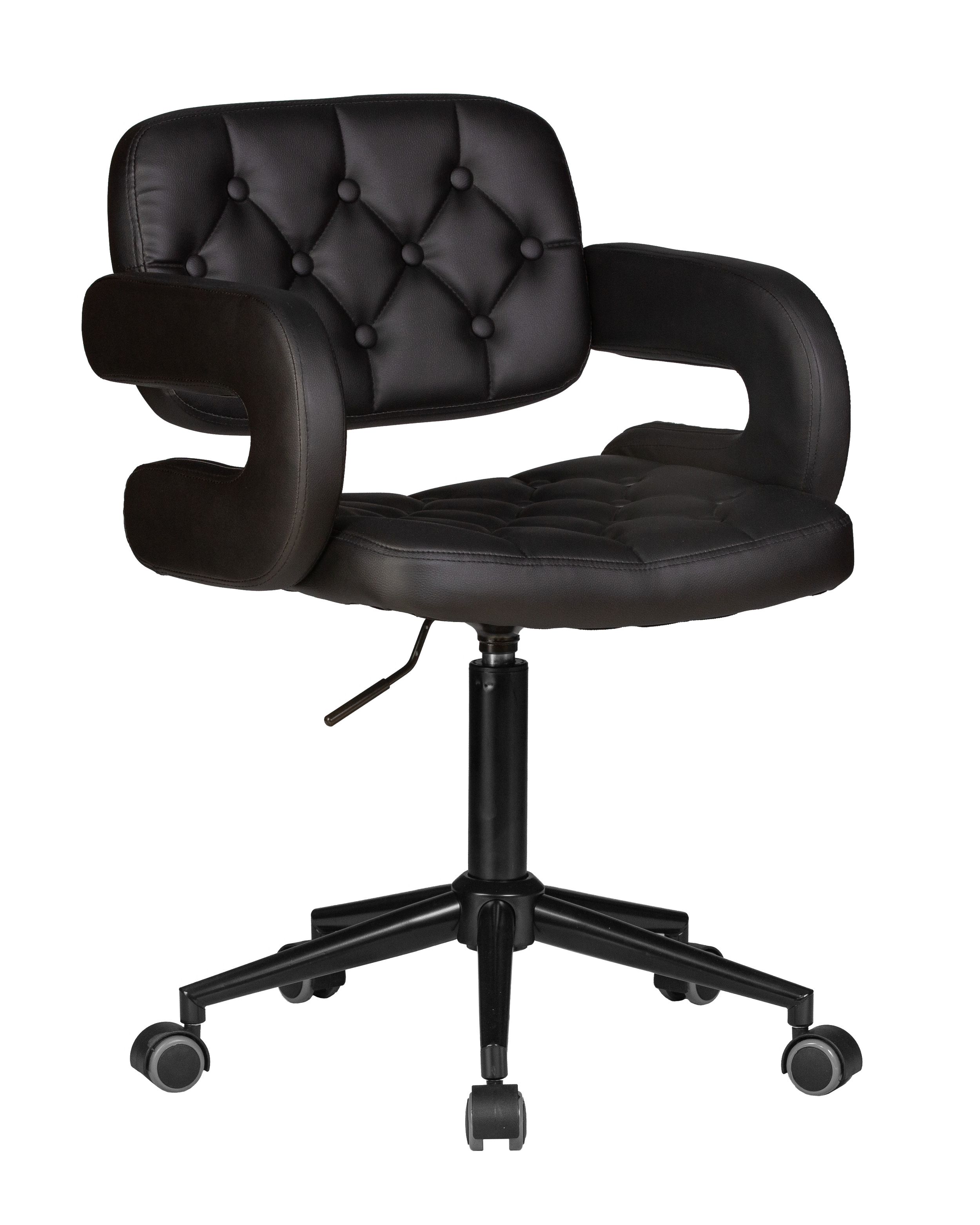 Офисное кресло для персонала Лого-М LARRY BLACK Черный