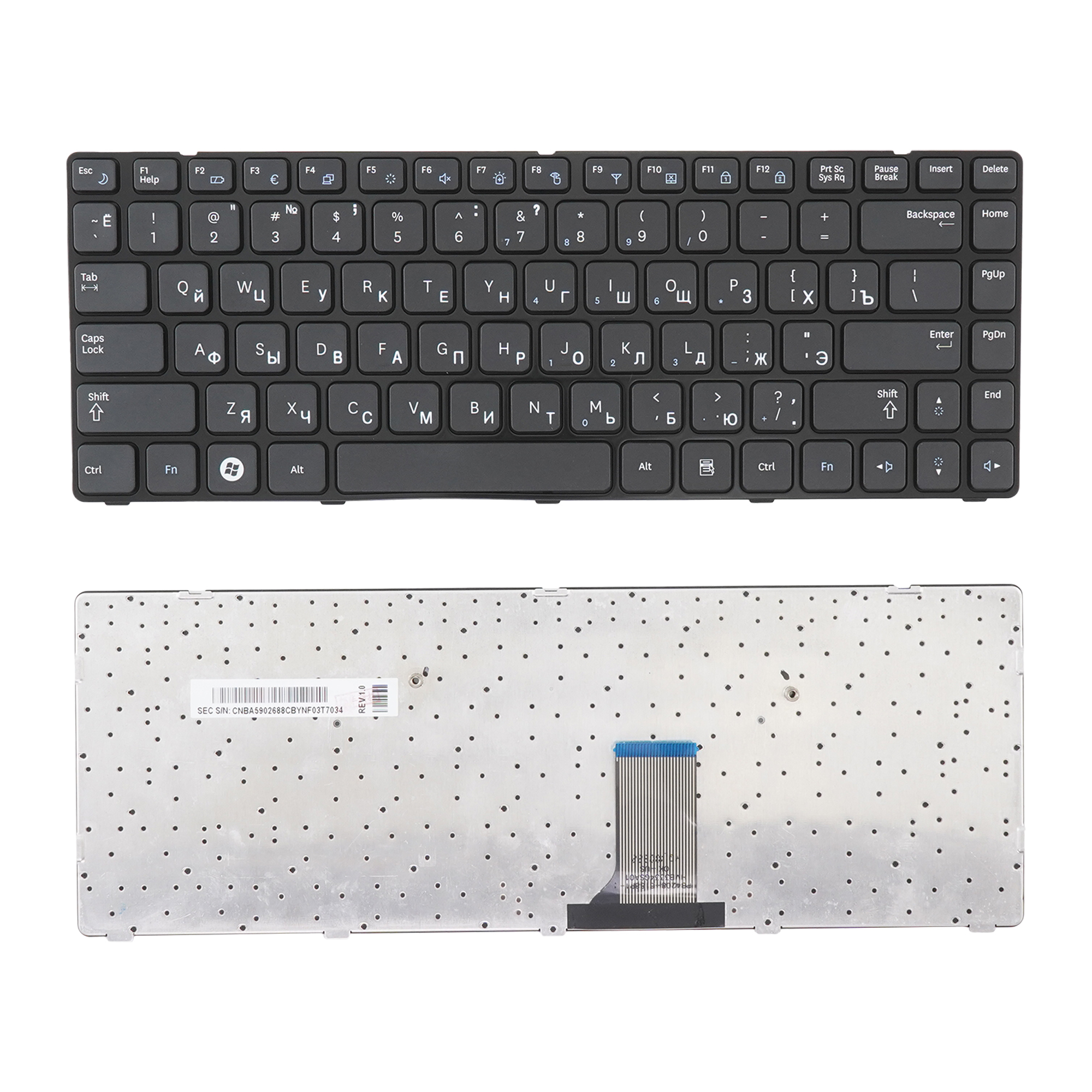 Клавиатура Azerty для ноутбука Samsung Samsung R470, R480, NP-R470, NP-R480