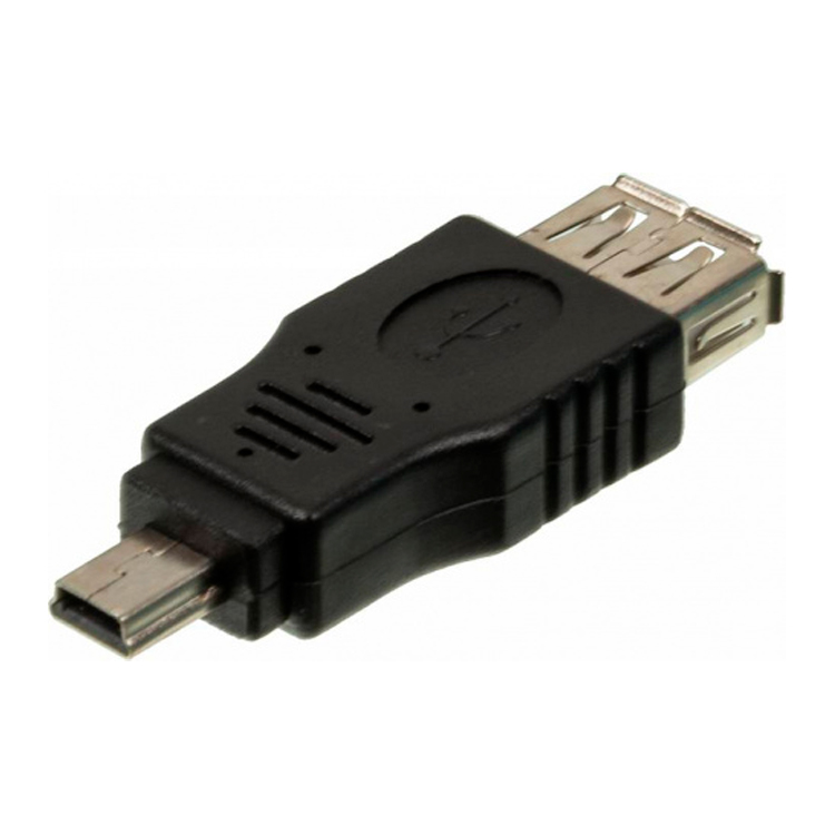 Переходник USB2.0 NINGBO mini USB B (m) - USB A(f)