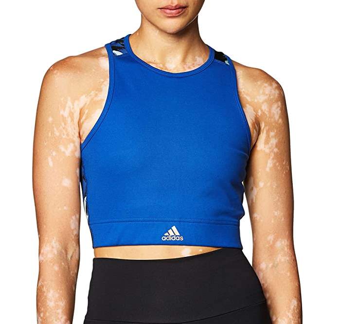 Топ женский спортивный Adidas Royblu/Coppmt, GG3431, размер XS