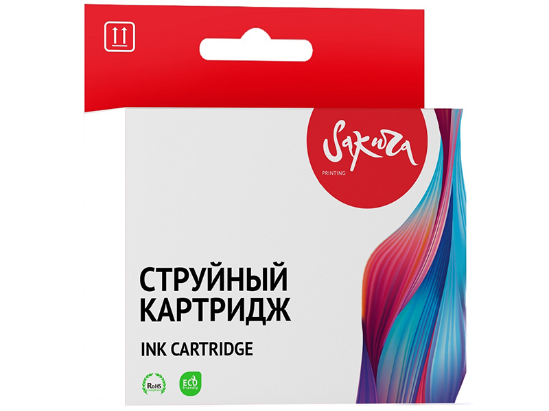 Картридж для струйного принтера SAKURA SI2932B012 SI2932B012 Black, совместимый