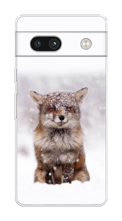Чехол на Google Pixel 7A "Зимняя лиса"