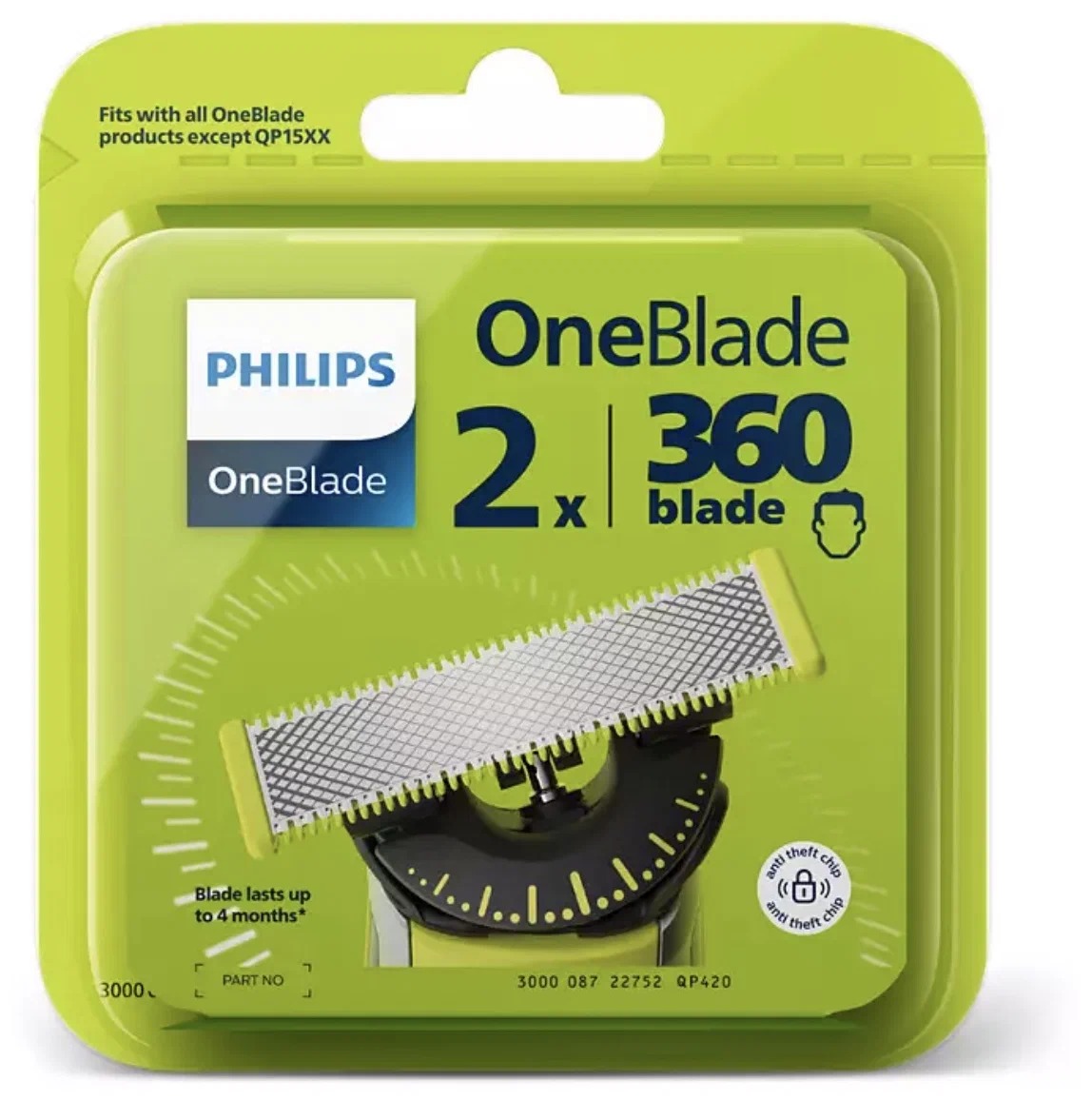 Сменное лезвие для триммера Philips OneBlade QP420/50