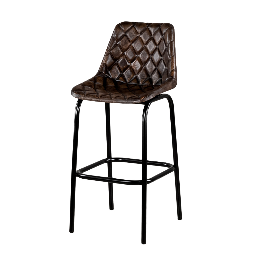 Барный стул Decor-of-today 1868, черный/коричневый