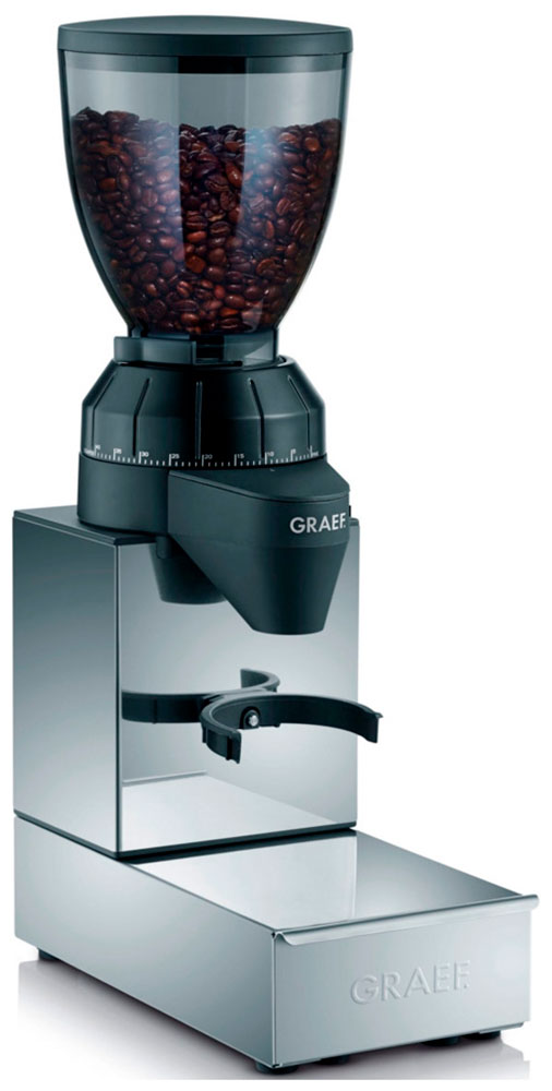 Кофемолка Graef CM 850 серебристый, черный