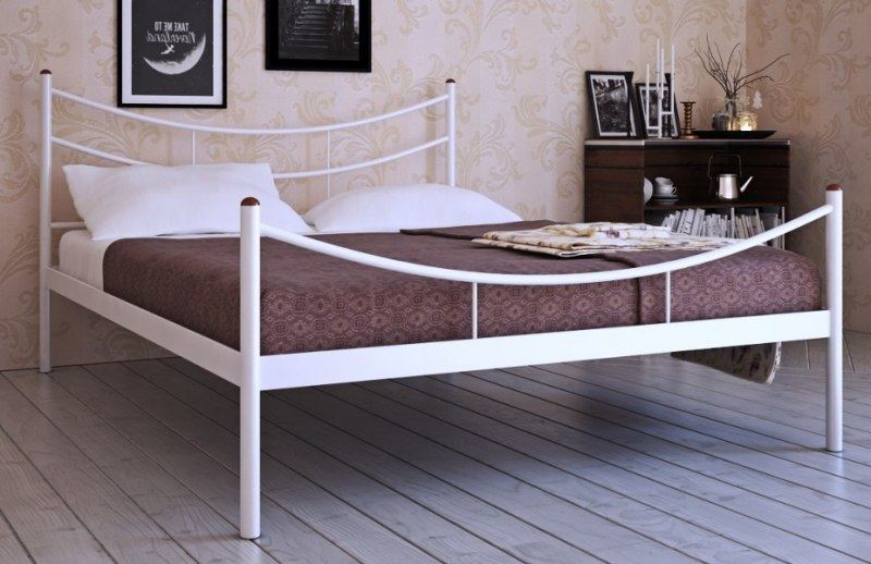 Кровать двухспальная RB Luna 160x200 белый