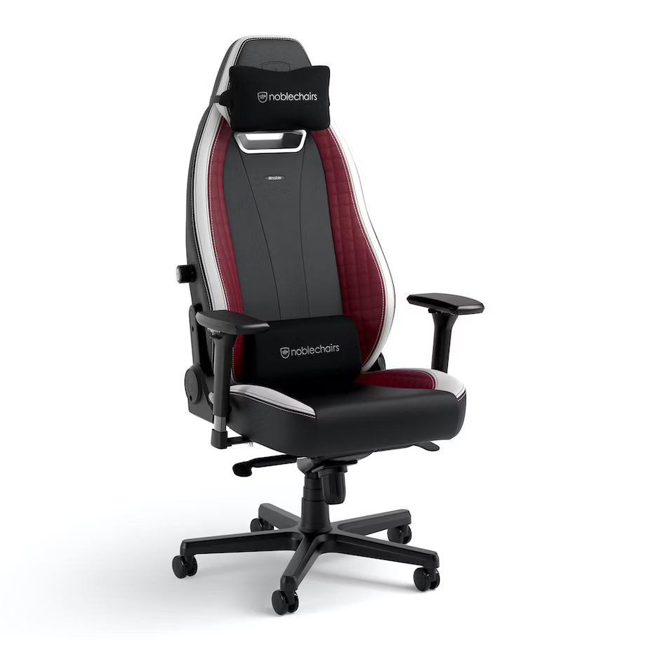 Игровое Кресло Noblechairs LEGEND Ed. Black/Whire/Red (NBL-LGD-GER-BWR) PU Hybrid Leather