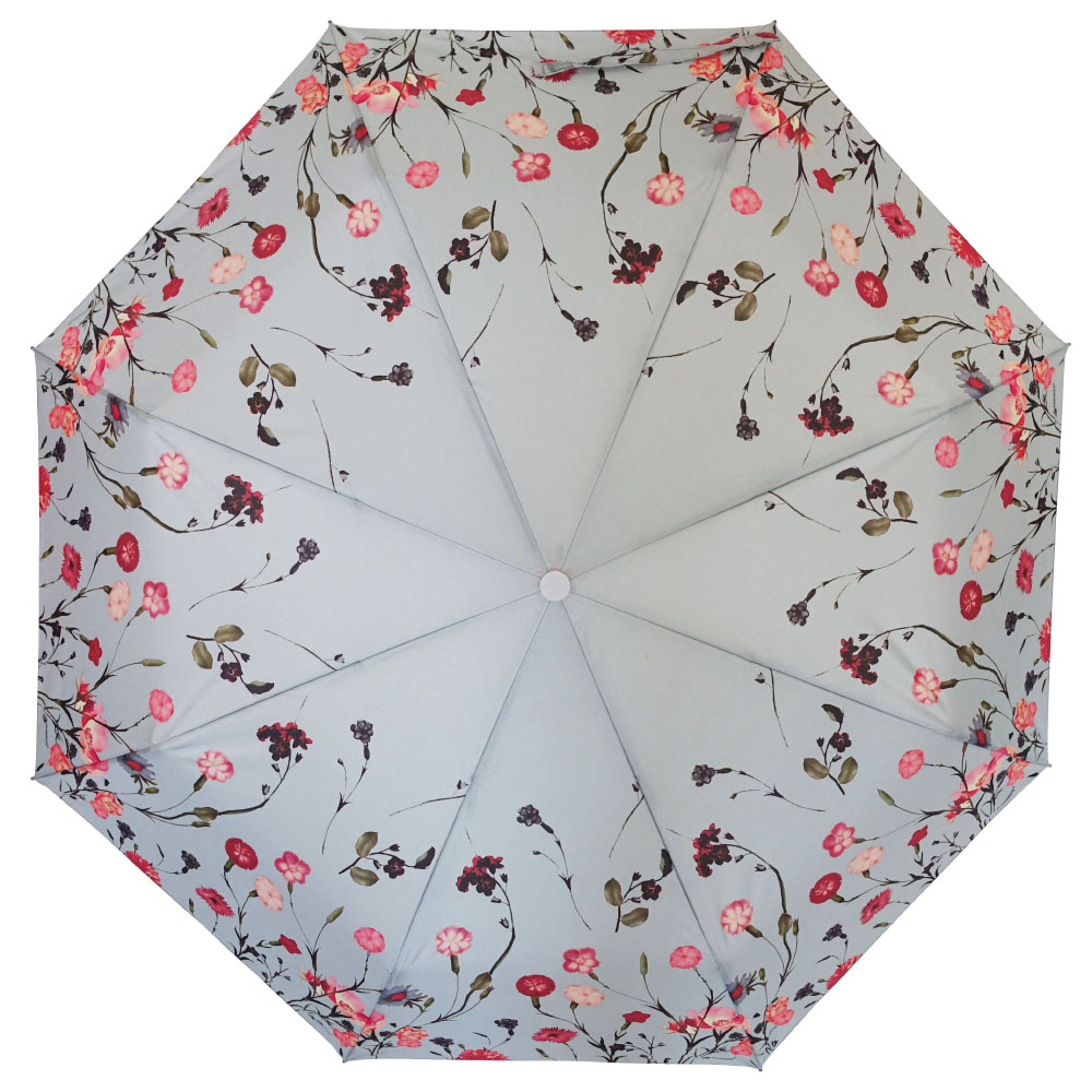 Зонт складной женский автоматический Raindrops RDH0529835 бело-зеленый/красный