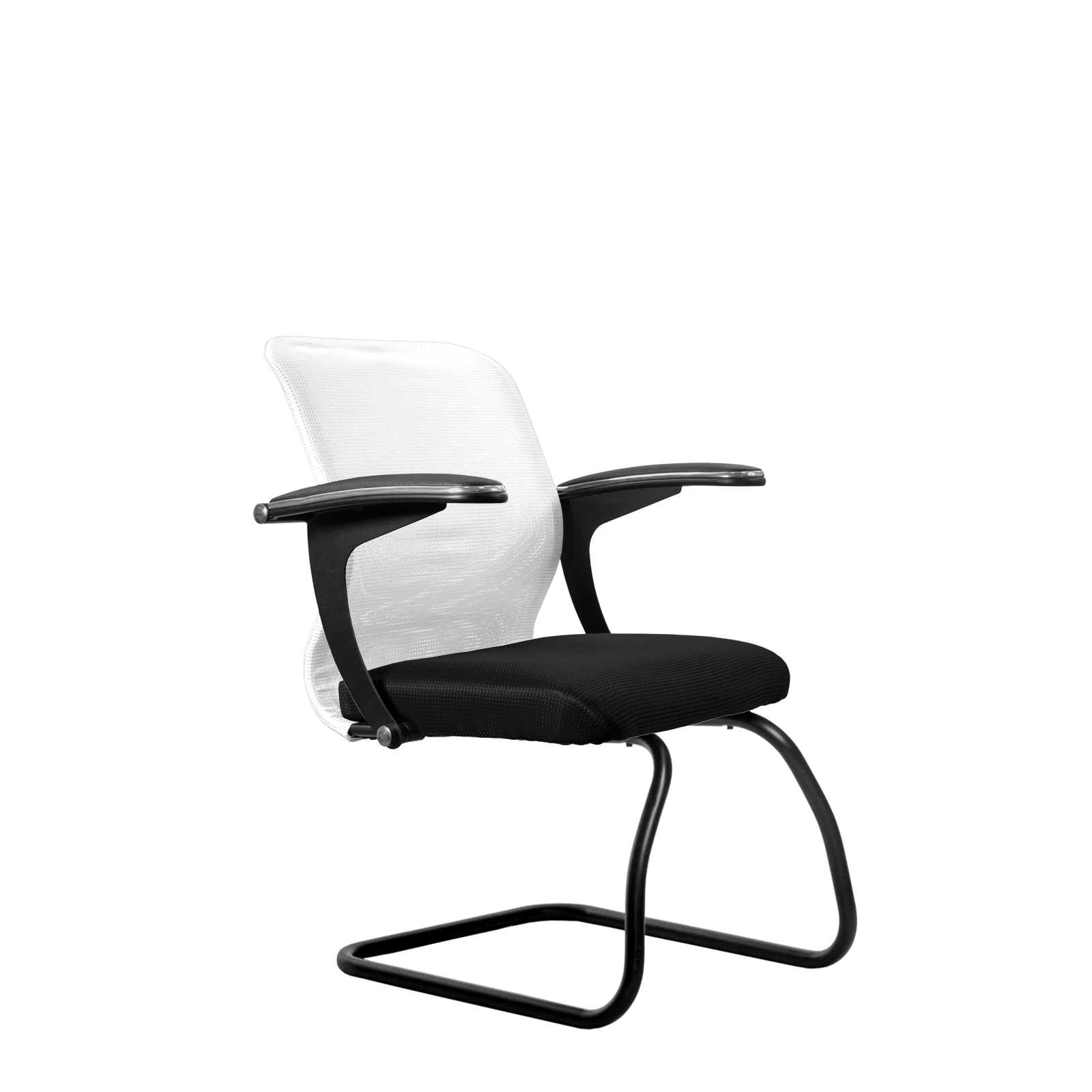 Кресло компьютерное SU-M-4/подл.160/осн.008 Белый/Черный