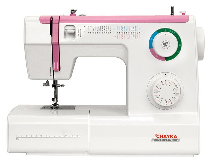 Швейная машина CHAYKA 740 белый, розовый