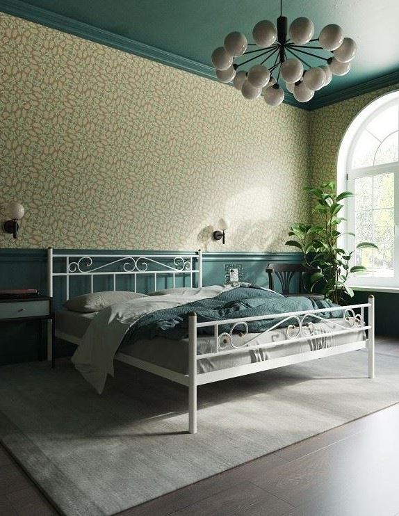 Кровать RB Франческа + изножье 120х200 Белый