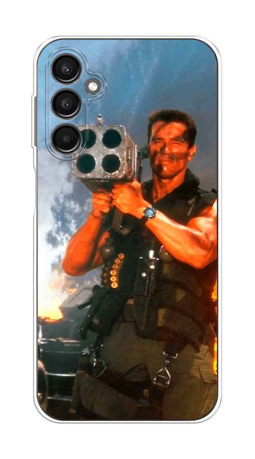 Чехол на Samsung Galaxy A24 "Арнольд Шварцнеггер с базукой"
