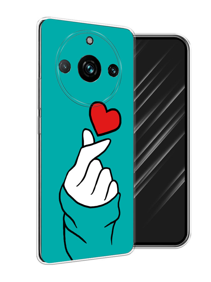 Чехол Awog на Realme 11 Pro+ "Маленькое сердечко"